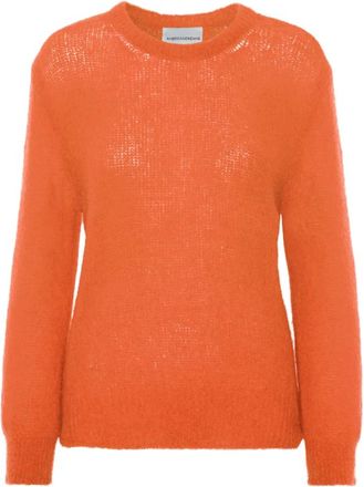 Americandreams Americandreams, Femme, Pulls, Orange, Taille: ONE Size Mari Oversized Knit Pullover