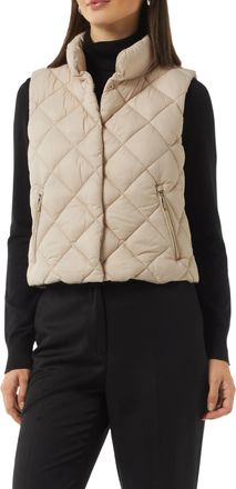 Comma Boxy Steppweste mit Stehkragen