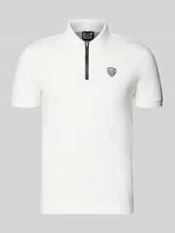 Emporio Armani Slim Fit Poloshirt aus Viskose-Mix