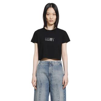 Maison Margiela Signature Numeric Cropped T-Shirt