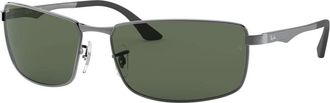 Ray-Ban Lunettes de soleil RB 3498 - unisex - Accessoires - Gris - Taille: 61 MM