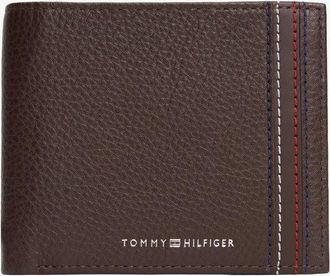 Tommy Hilfiger Porte-cartes en cuir grain&eacute;