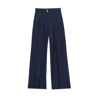 Ines De La Fressange Femme, Pantalons, Bleu, Taille: 44 FR Marl&egrave;ne trousers