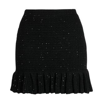 Self Portrait Schwarze R&ouml;cke f&uuml;r Damen Aw23 - - Skirts - Damen - Schwarzk - L