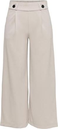 Jacqueline de Yong JDYGEGGO New Ancle Pants JRS Noos Pantalons, Gris Chat/détail : Boutons Noirs, XS Femme