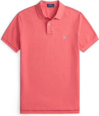 Ralph Lauren Piqu&eacute;-Poloshirt aus Baumwolle, Custom Slim Fit in