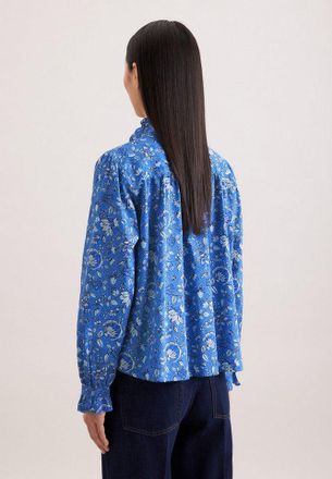 Seidensticker Klassische Bluse 1/1 Stehkragen Druck
