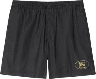 Burberry Homme, Maillots de bain, Noir, Taille: S Knight Stamp Swim Shorts