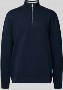 Marc O'Polo Denim Regular Fit Troyer aus reiner Baumwolle