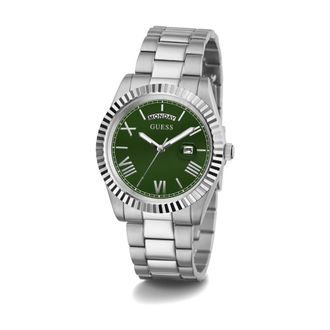 Guess Connoisseur Edelstahl Uhr - - Accessories - Herren - Grau - ONE SIZE