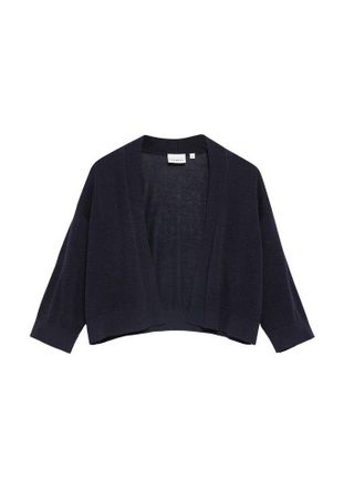 Comma Cardigan Strickjacke Verk&uuml;rzte Feinstrickjacke