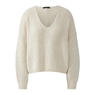 Oui Damen, Strickwaren, Beige, 2XLGr&ouml;&szlig;e