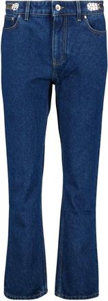 Paco Rabanne Femme, Jeans, Bleu, Taille: W28 Jean Bootcut Vintage en Denim Bleu