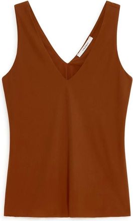 Maliparmi Maliparmi, Femme, Tops, Brun, Taille: 40 FR Soft Jersey Top