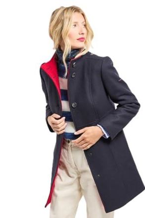 Armor Lux Manteau Bi-Colore en Laine