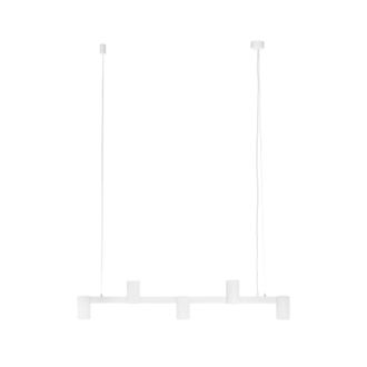 Arcchio Pendelleuchte Brinja (Modern) in Weiß aus Aluminium (5 flammig, GU10) - Deckenlampe Esstischlampe Hängelampe Hängeleuchte Wohnzimmerleuchte