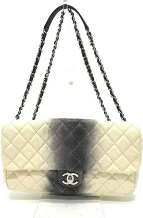 Chanel Pre-owned Cuir sacs-chanel - Femme - Pre-owned - Blanc - Taille: ONE Size