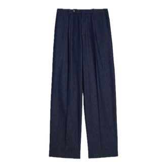 Jil Sander Wide Hosen - - Trousers - Herren - Blau - M