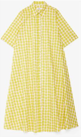 ottod'Ame Femme, Robes, Jaune, Taille: 38 FR Chemise Over Dress