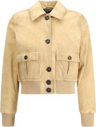 Valstar Femme, Vestes, Beige, Taille: 40 FR Valstarino Suede Jacket
