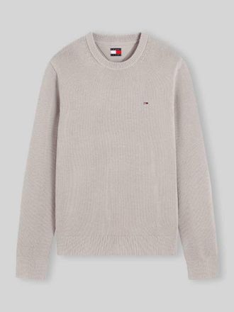 Tommy Jeans Regular Fit Pullover aus reiner Baumwolle
