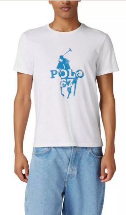 Polo Ralph Lauren T-Shirt Polo Player 67 Print Custom Slim Fit Eine sofortige Authentifizierung &uuml;ber das Ralph Lauren-System m&ouml;glich