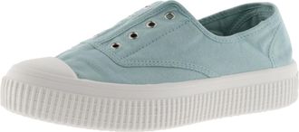 Victoria Plimsoll 1915 RE-Edition GEFÄRBTES Canvas DREC & Gummiband MANZANA 41