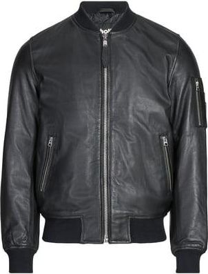 Schott NYC Rechte Lammlederjacke - schwarz