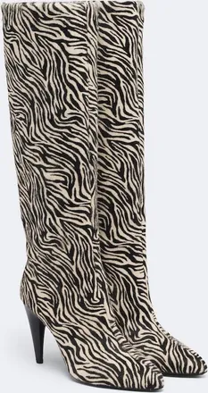 Isabel Marant Bottes Jany en cuir fa&ccedil;on poulain