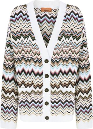 Missoni Cardigan en laine m&eacute;lang&eacute;e Missoni