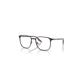Ray-Ban Rb6512 Optics Braun Gestreift Fassung Klar Glas Polarisiert 54-19