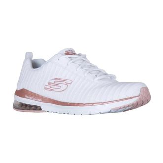 Skechers Femme, Chaussures, Blanc, Taille: 35 1/2 EU Air Infinity Overtime Baskets Blanc Or Rose