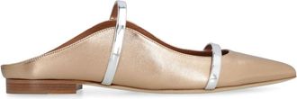 Malone Souliers Maureen Samt-Mules - Gold