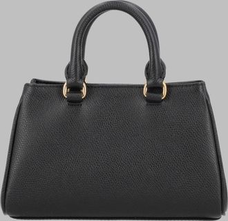 Valentino Garavani Womens Handbag Vlogo Signature Mini Leather Black Calf Handbags Hand Bags