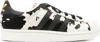 adidas Low-Top Sneaker - Superstar Ii W Cblack/cblack/owhite - Gr. US_10_5 - in Wei&szlig; - f&uuml;r Damen