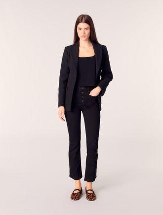 Maje Ausgestellte Jeans - Schwarz - Gr&ouml;&szlig;e 32 - Maje