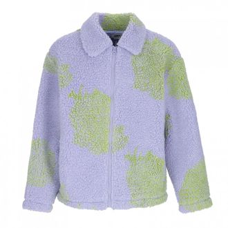 Obey Kunstfell Shearling Jacken - - Jackets - Damen - Blau - S