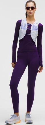 lululemon Legging Fast and Free taille haute 5 poches pour Femmes - 71 cm - Violet/Violet - Taille 12