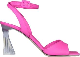 Giuseppe Zanotti Femme, Chaussures, Rose, Taille: 40 EU Plexi Heel Sandal