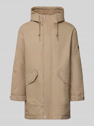 Marc O'Polo Regular Fit Jacke aus Baumwoll-Mix mit Teddyfutter