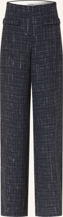 Sandro Sandro Marlenehose Aus Tweed Mit Glitzergarn Und Pailletten blau