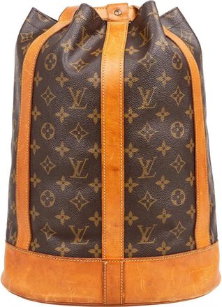 Louis Vuitton Crossbody Bags - Louis Vuitton Canvas Monogram Randonnee Backpack - Gr. unisize - in Braun - f&uuml;r Damen