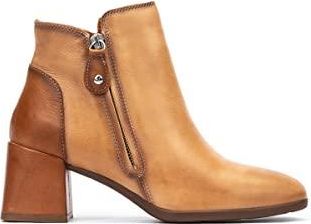 Pikolinos Bottines &agrave; Talon en Cuir Sevilla pour Femme Color Almond