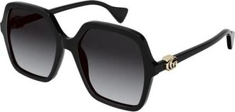 Gucci Square Sonnenbrillen - - Accessories - Damen - Schwarzk - 56 MM