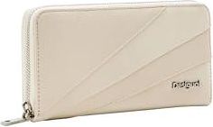 Desigual Mone_Machina Fiona, Portefeuille à Trois Volets pour Femme, Blanc, 20.5