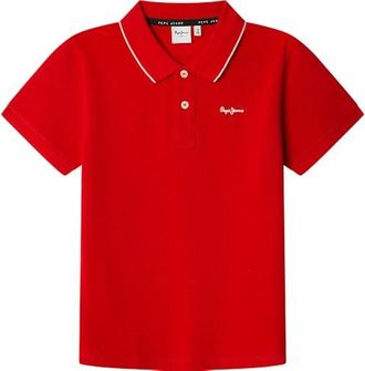 Pepe Jeans London Henry Polo, Rouge Roi, 16 Ans Gar&ccedil;on