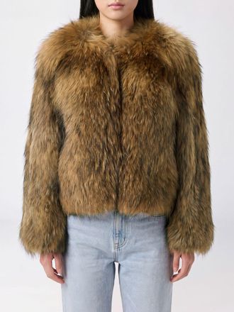 Sword 6.6.44 Veste courte en fourrure de murmasky avec encolure ronde