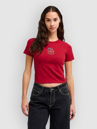 Rvca Sanctum Baby T-Shirt brick red
