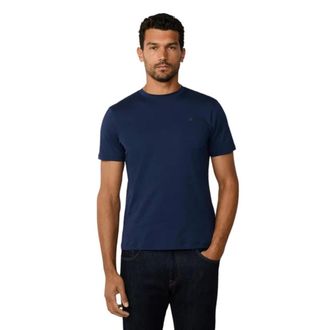 Hackett T-shirt &agrave; logo coupe classique - Homme - Tops - Bleu - Taille: L