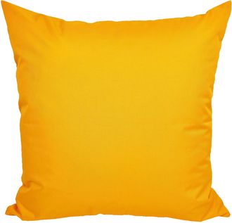 JACK 40x40cm Outdoor Lounge Kissen Dekokissen inkl. XXL-Füllung Wasserabweisend Sitzkissen Garten Stuhl Lotus Effekt, Farbe:Gelb